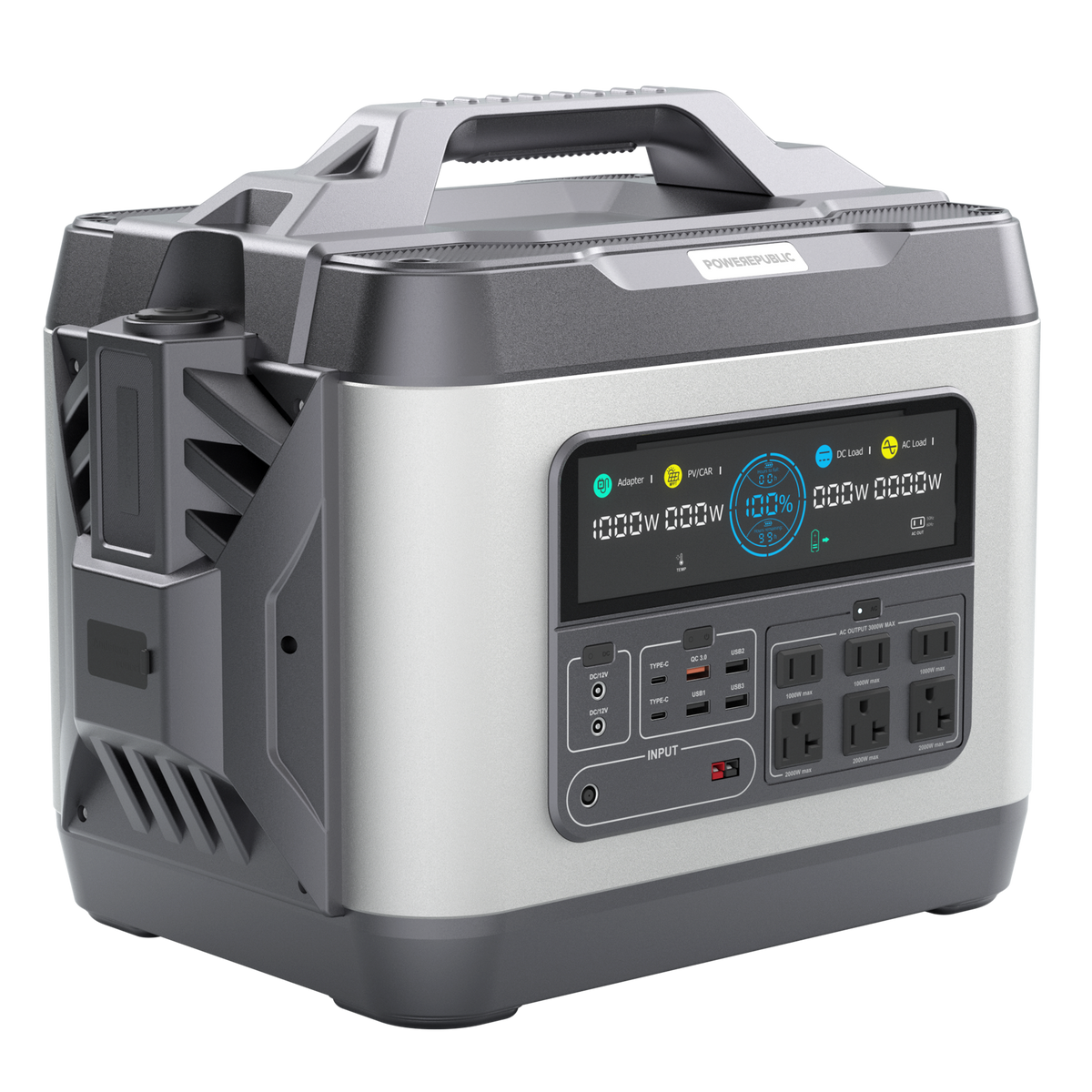 T3000 Power Station | 3000W 3200Wh - POWEREPUBLIC